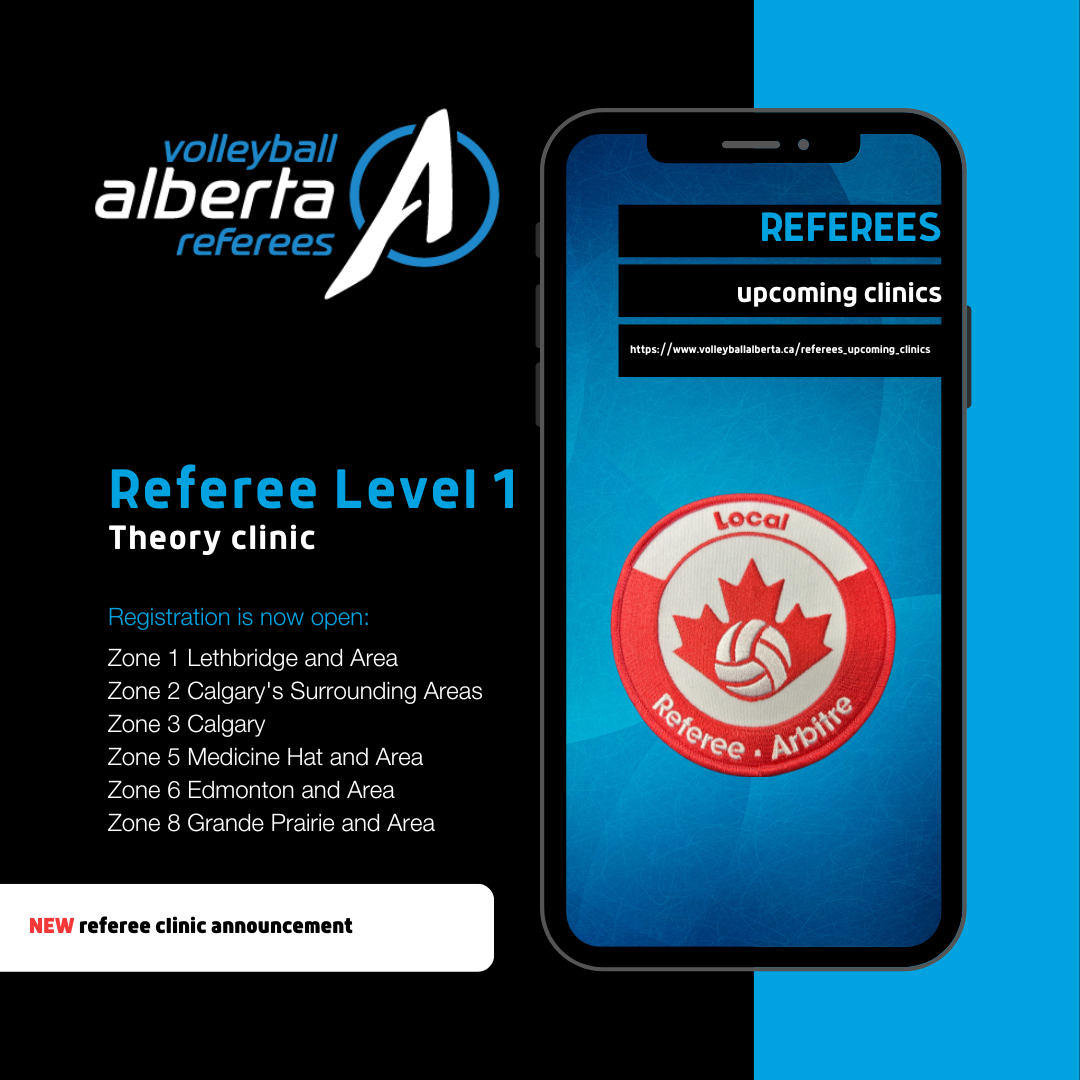 Level 1 Referee Clinic - Volleyball Alberta